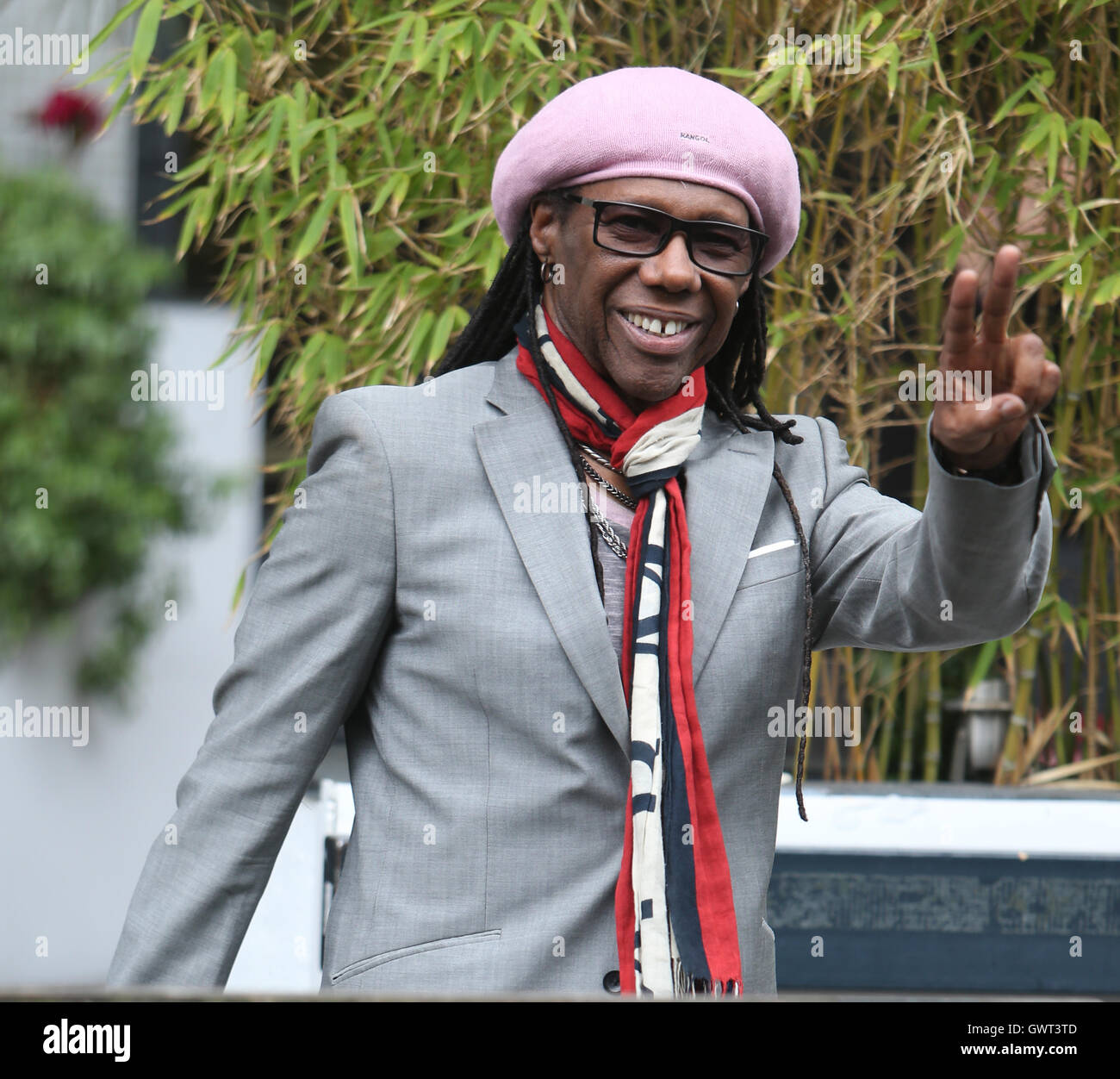 Nile Rodgers outside ITV Studios Featuring: Nile Rodgers Where: London ...