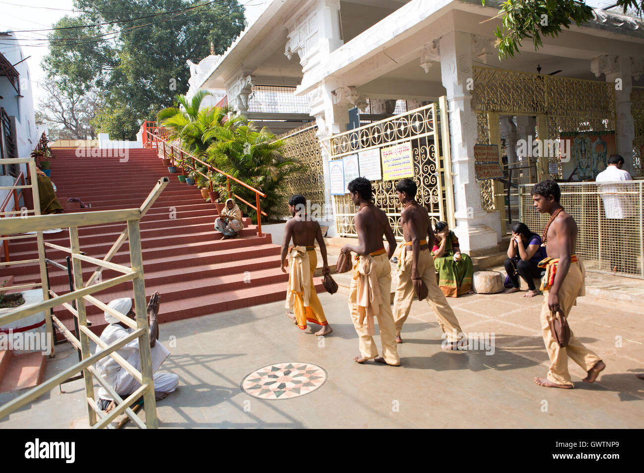 Archakas or Priests of Anantha Padmanabha Swamy Temple at Ananthagiri ...