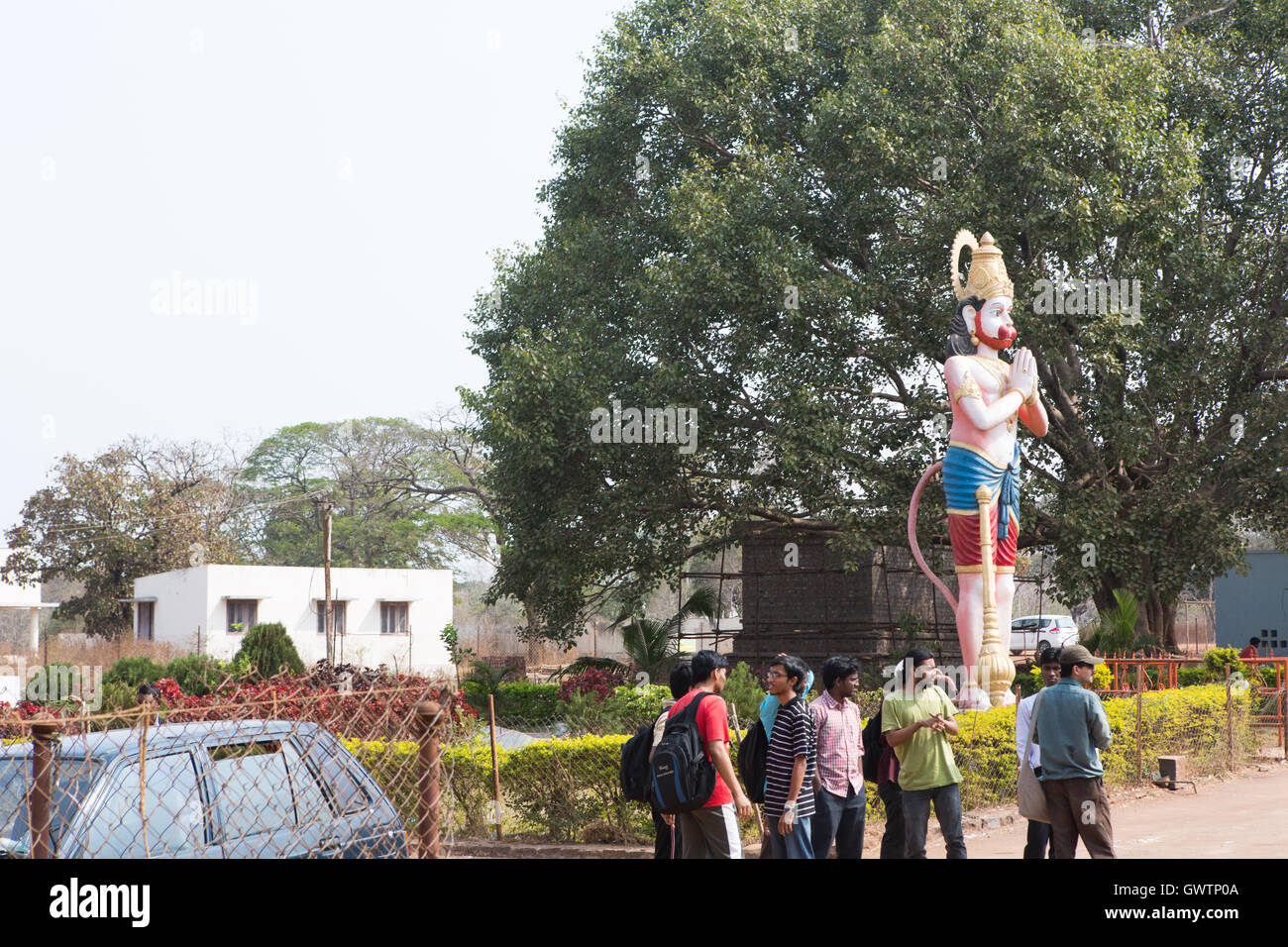 Hanuman Statue at Anantha Padmanabha Swamy Temple in Ananthagiri Hills ...