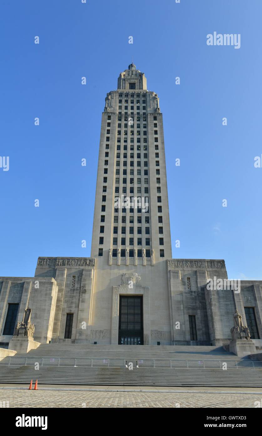 Louisiana state capital building at Baton Rouge Louisiana Stock Photo ...