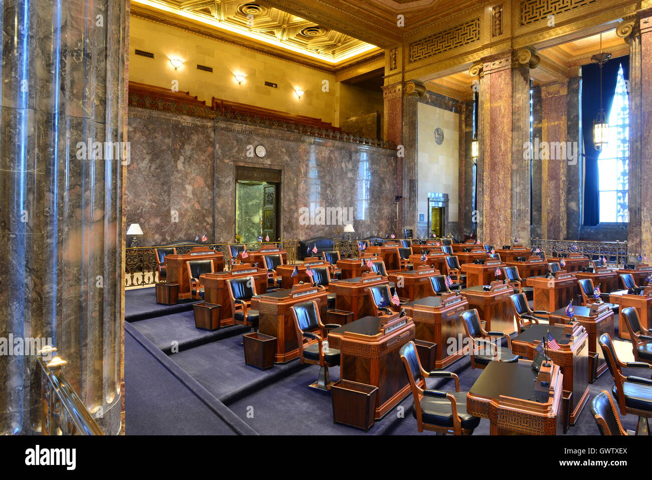 Louisiana state capital building at Baton Rouge Louisiana Stock Photo ...