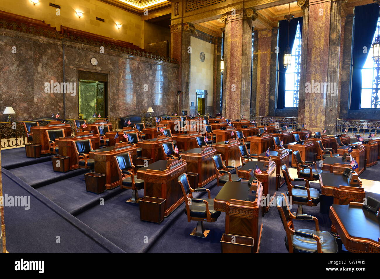 Louisiana state capital building at Baton Rouge Louisiana Stock Photo ...