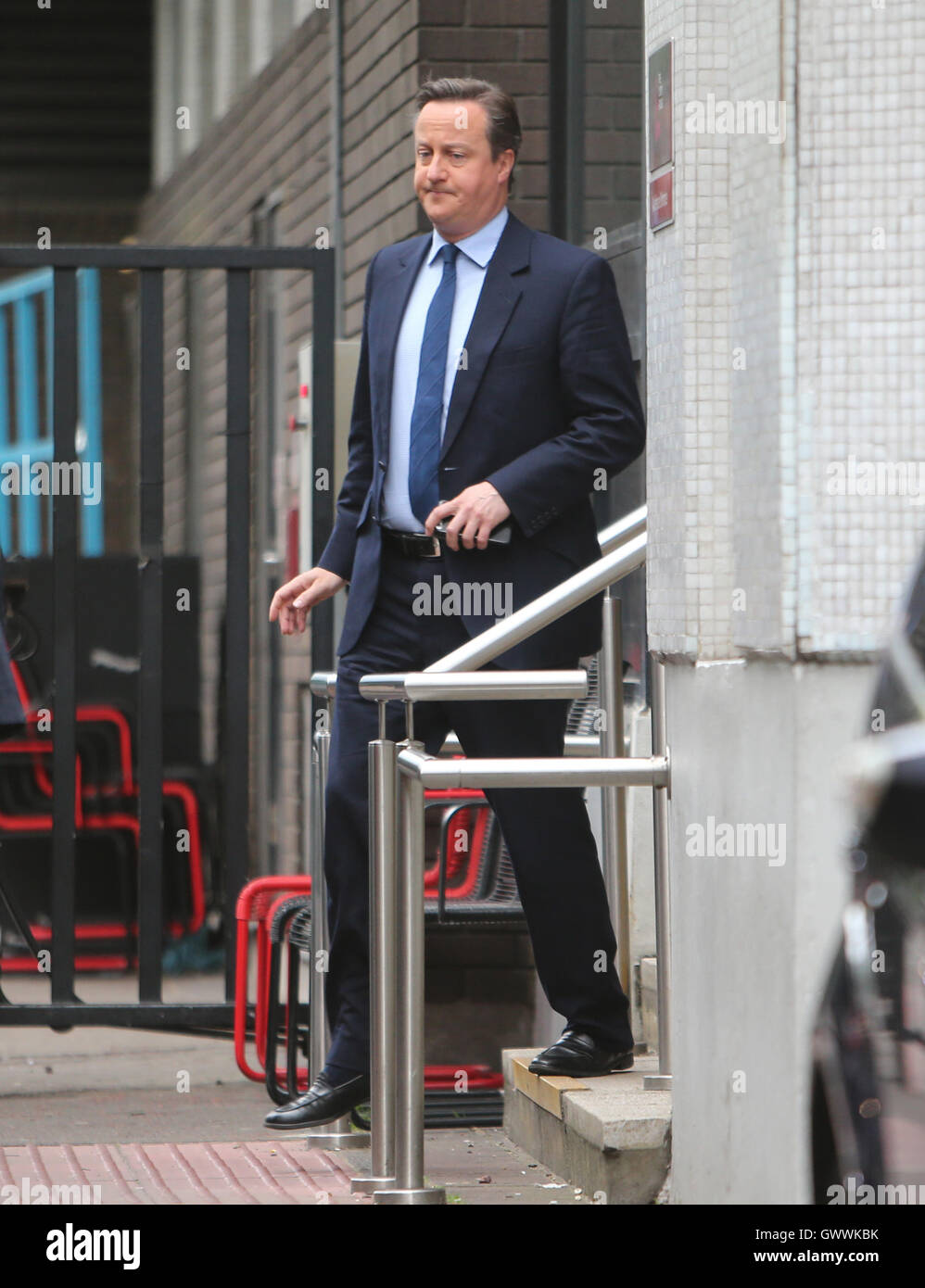 David Cameron outside ITV Studios Featuring: David Cameron Where ...