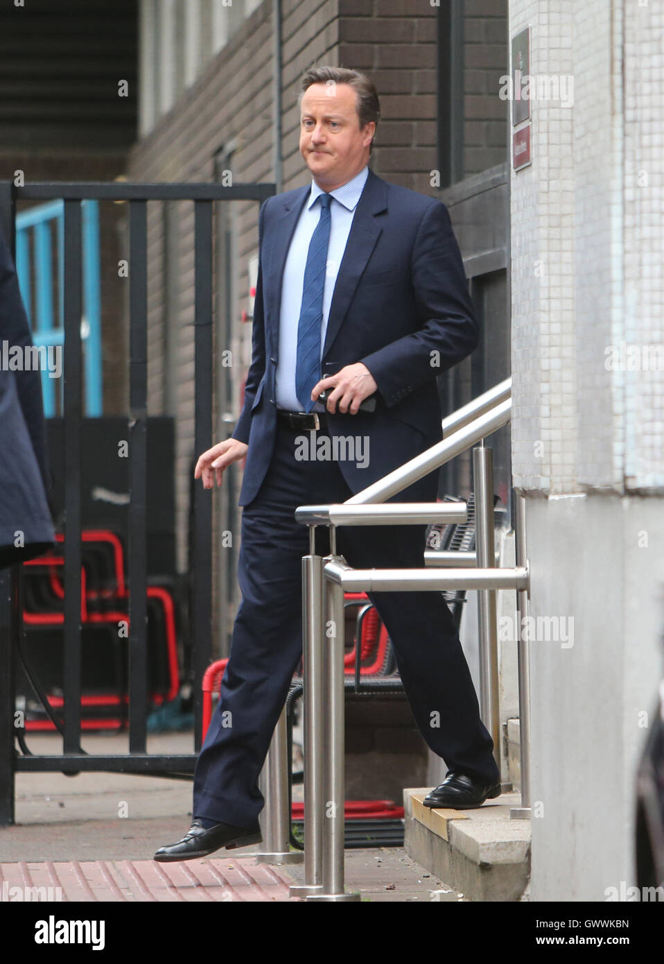 David Cameron outside ITV Studios Featuring: David Cameron Where ...