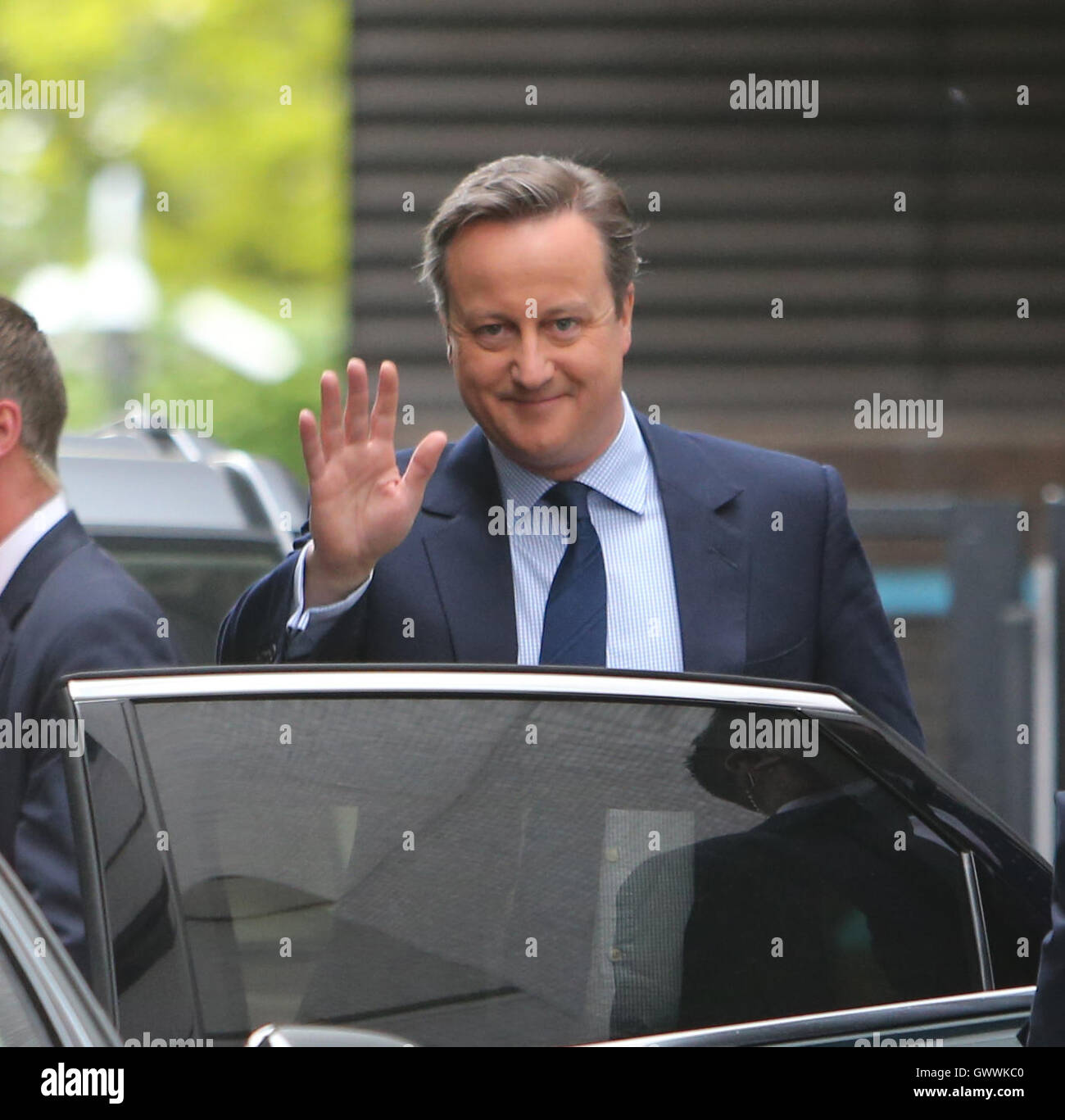 David Cameron outside ITV Studios Featuring: David Cameron Where ...