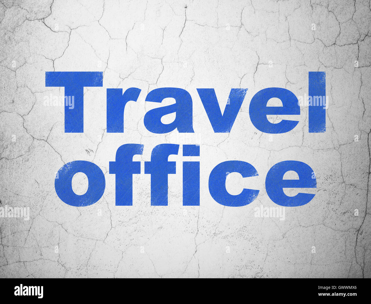 Vacation concept: Travel Office on wall background Stock Photo - Alamy