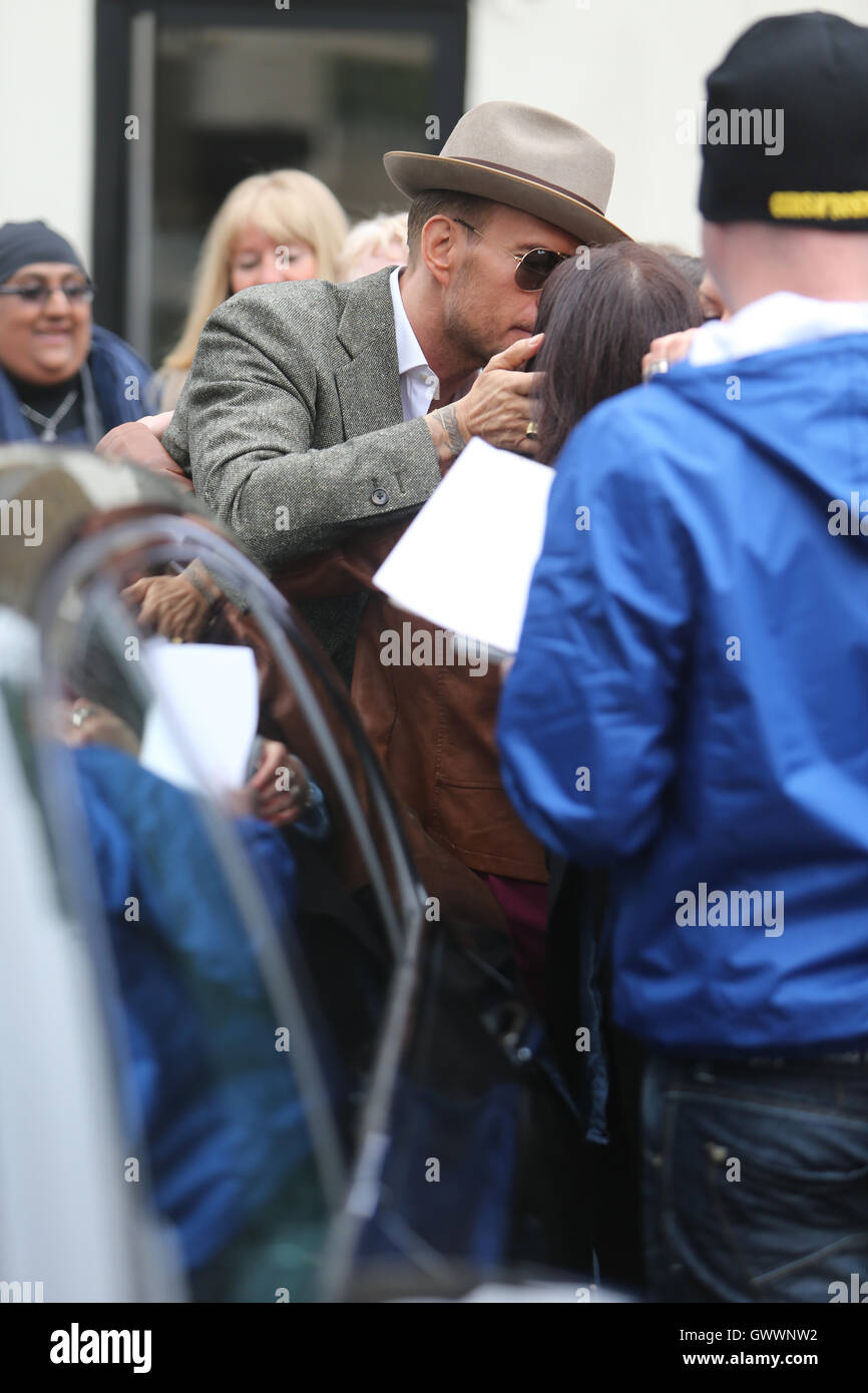 Matt Goss outside ITV Studios today Featuring: Matt Goss Where: London ...