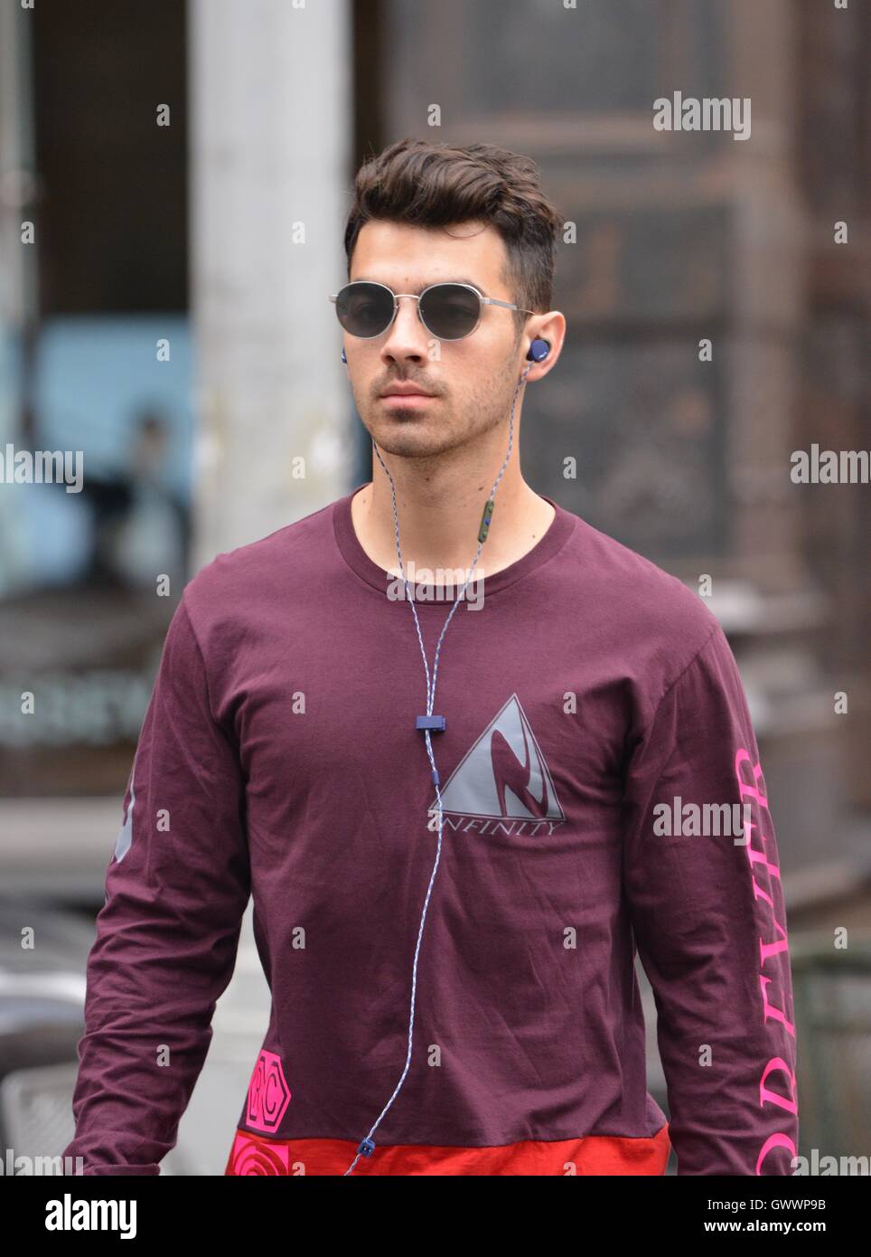 Joe Jonas out and about in Soho Featuring: Joe Jonas Where: Manhattan ...