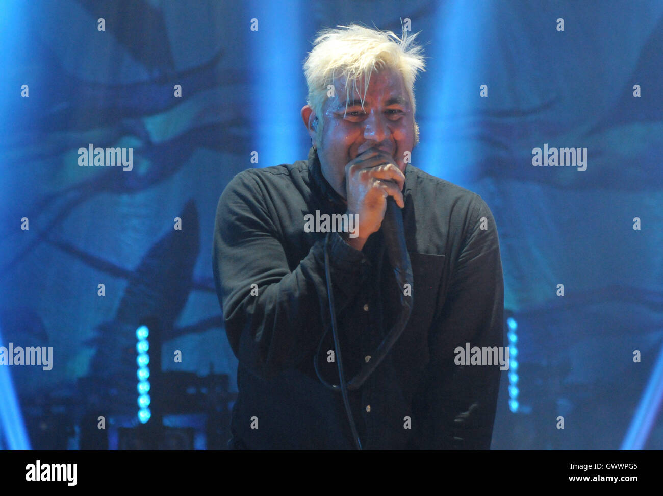 Deftones perform at Wembley Arena Featuring: Chino Moreno Where: London ...