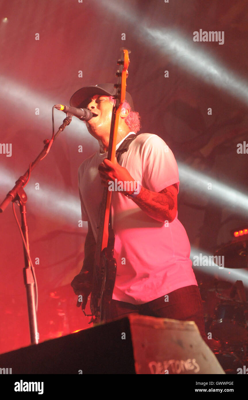 Deftones perform at Wembley Arena Featuring: Sergio Vega Where: London ...