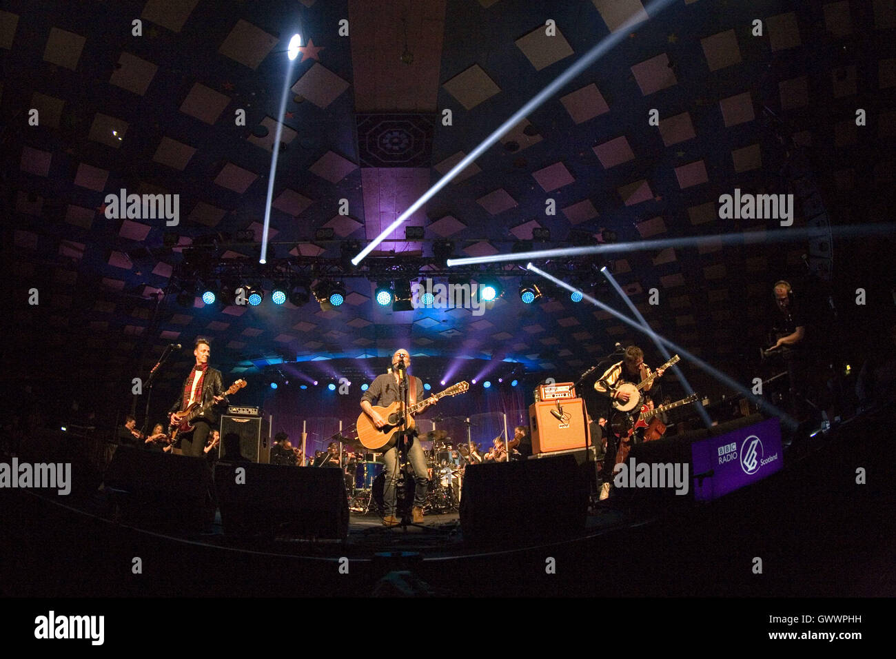 Travis performs with the BBC Scottish Symphony Orchestra at the ...