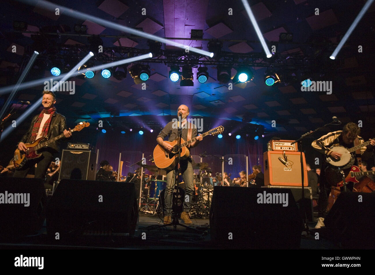 Travis performs with the BBC Scottish Symphony Orchestra at the ...