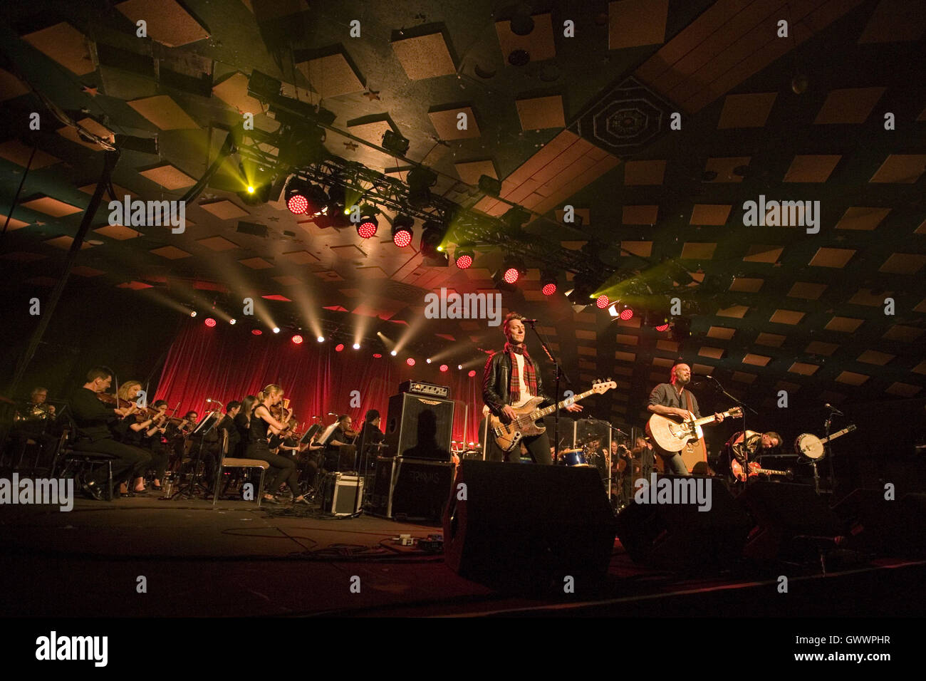 Travis performs with the BBC Scottish Symphony Orchestra at the ...