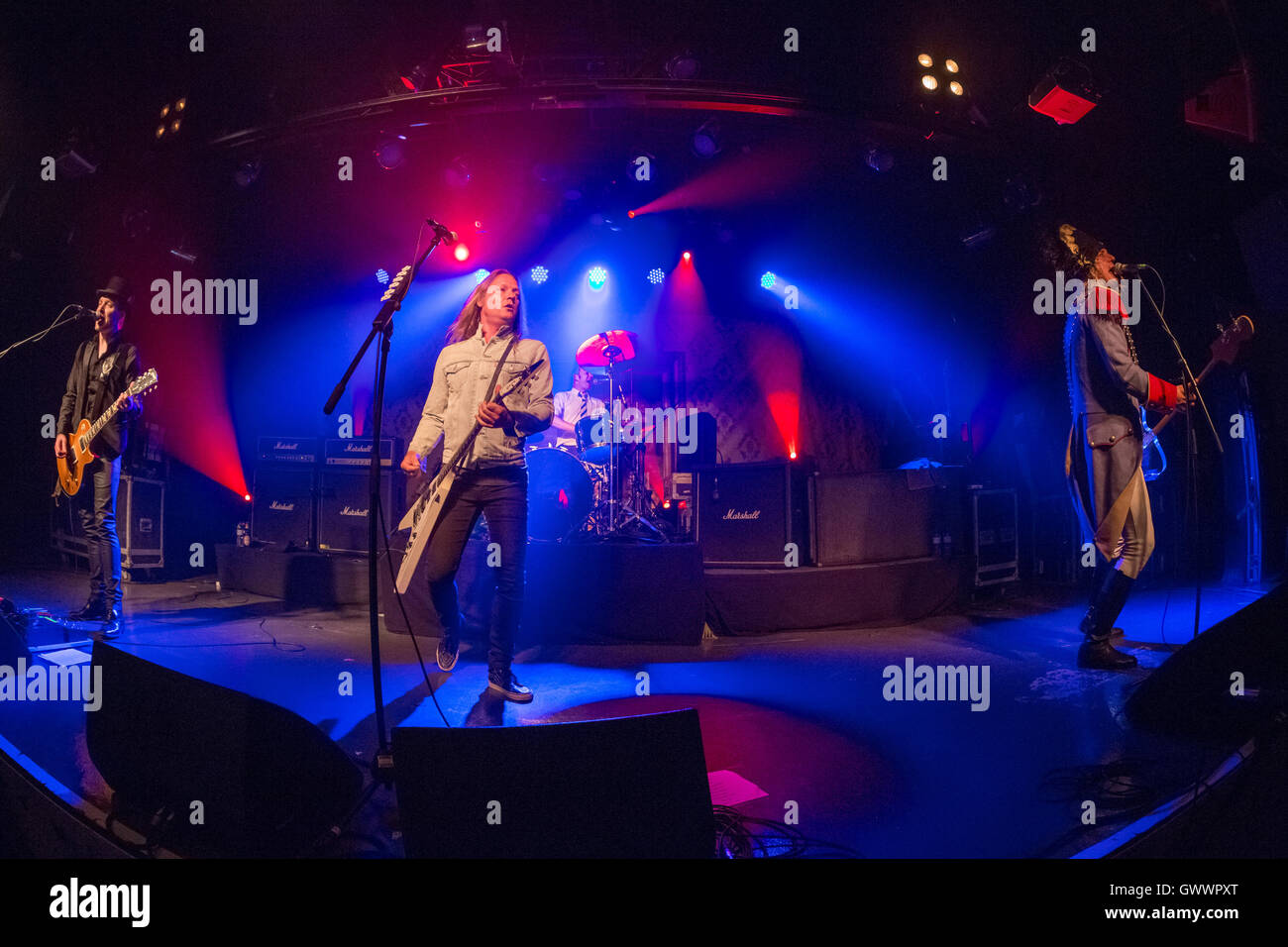 Danish group D-A-D performs live at Paradise Garage Featuring: Jesper ...