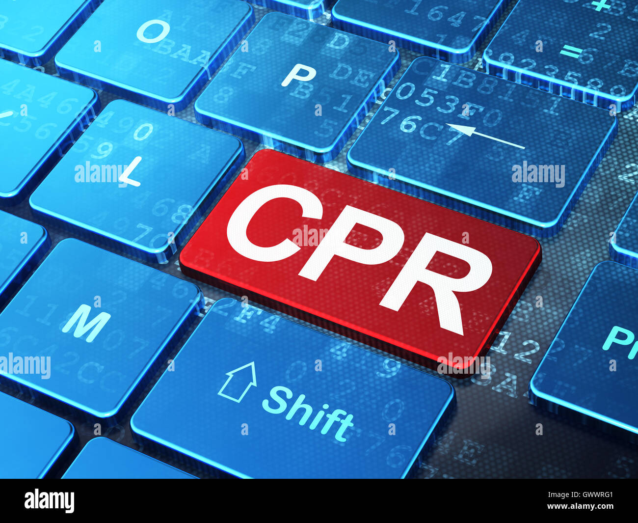 Medicine concept: CPR on computer keyboard background Stock Photo - Alamy