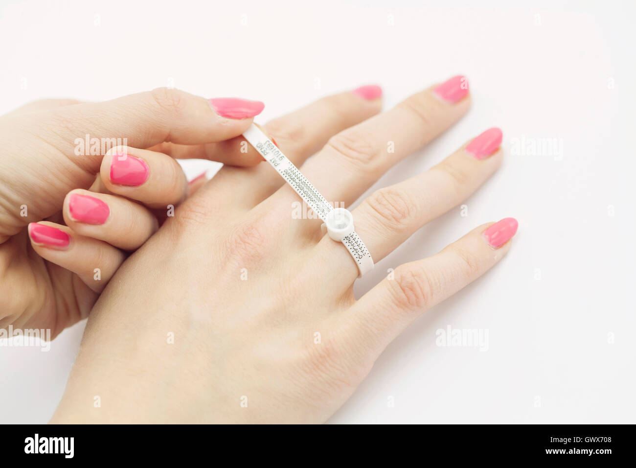 Hand measure hi-res stock photography and images - Alamy