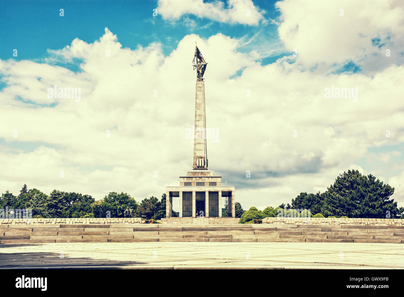 Slavin is the memorial monument and military cemetery in Bratislava ...