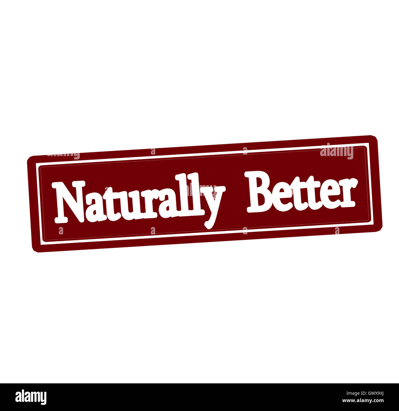 Rubber stamp with text naturally better inside, vector illustration ...