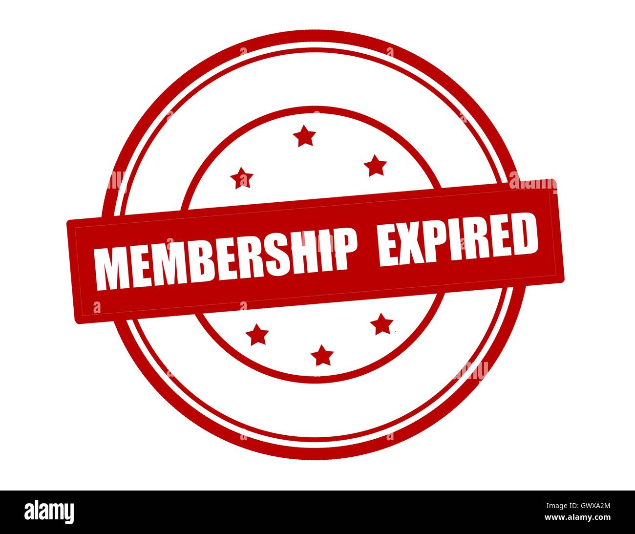 Rubber stamp with text membership expired inside, vector illustration ...