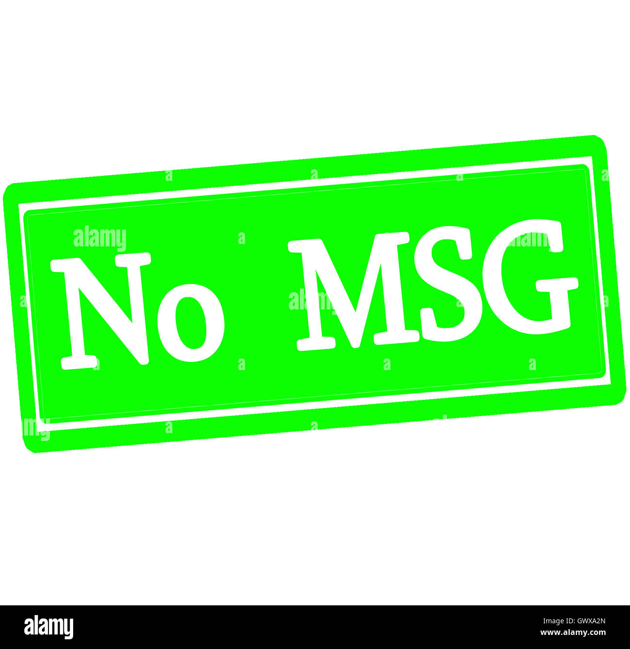 Rubber stamp with text no MSG inside, vector illustration Stock Photo ...