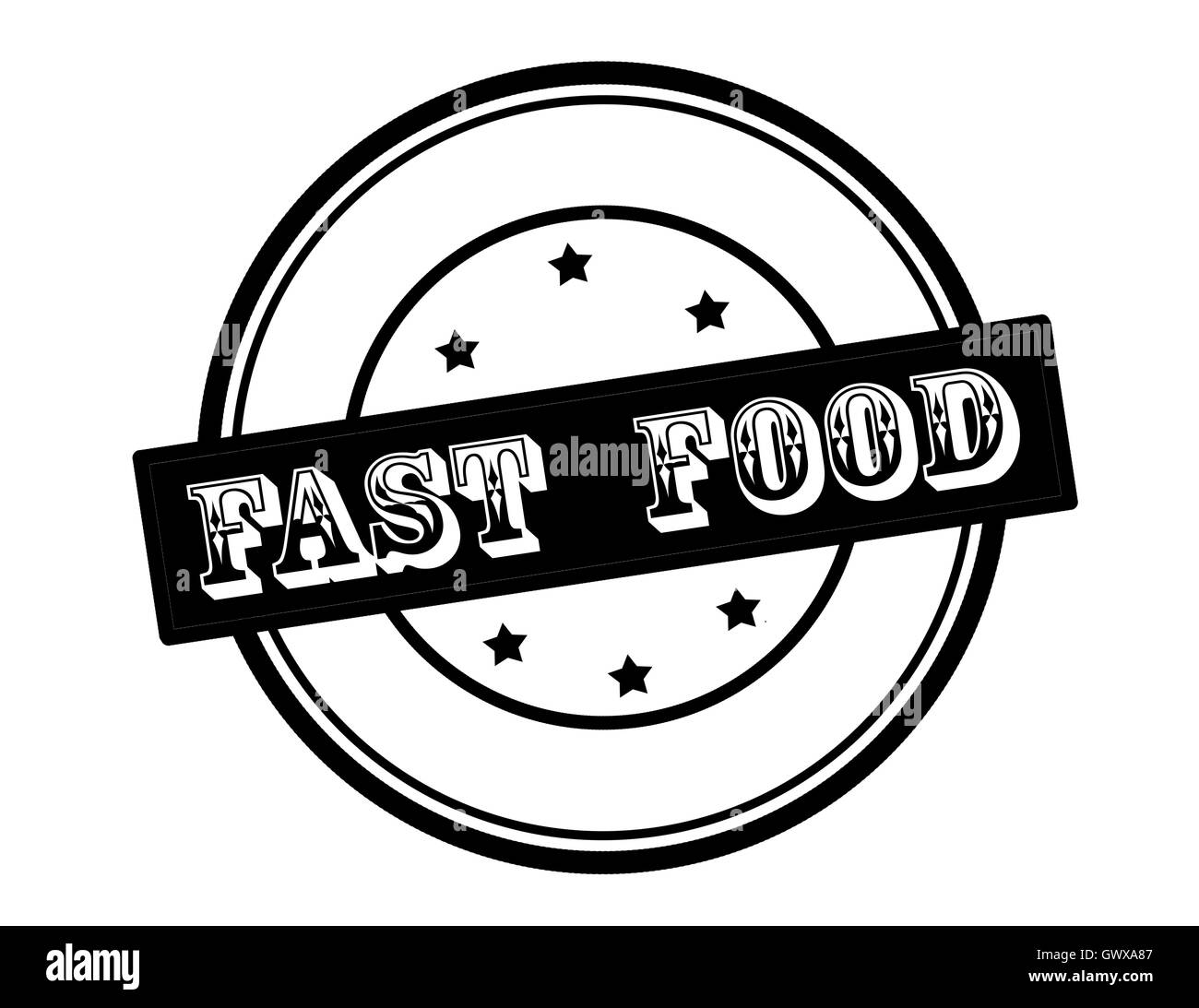 Food rapid Black and White Stock Photos & Images - Alamy