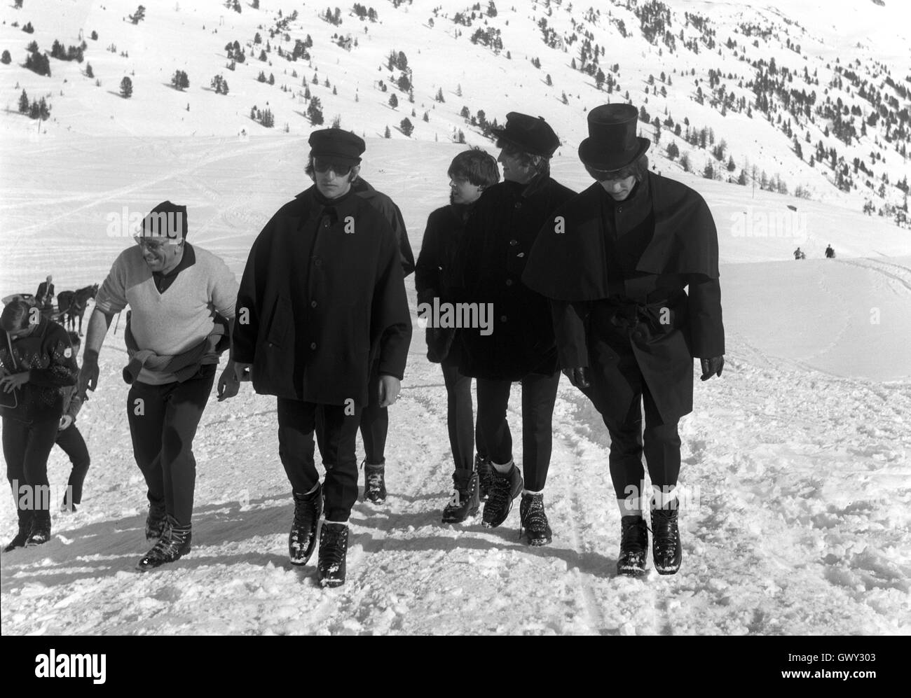Beatles film help hi-res stock photography and images - Alamy