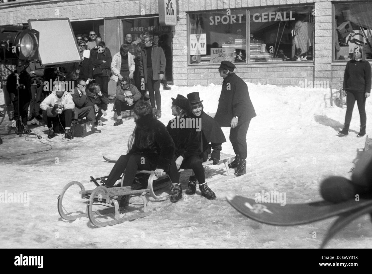 Beatles During Filming Movie Help High Resolution Stock Photography and ...