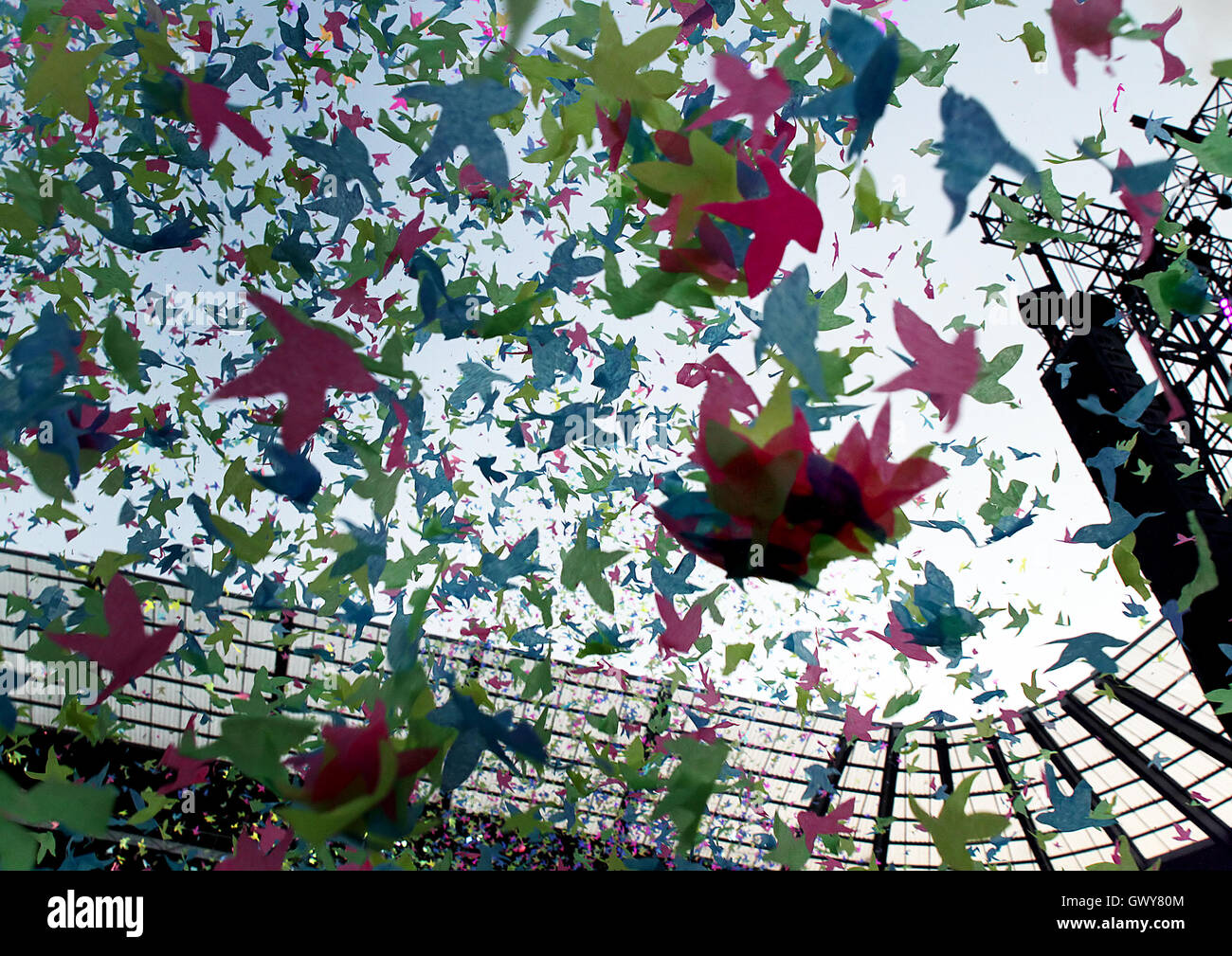 Coldplay perform at Manchester's Etihad Stadium Featuring: Coldplay ...