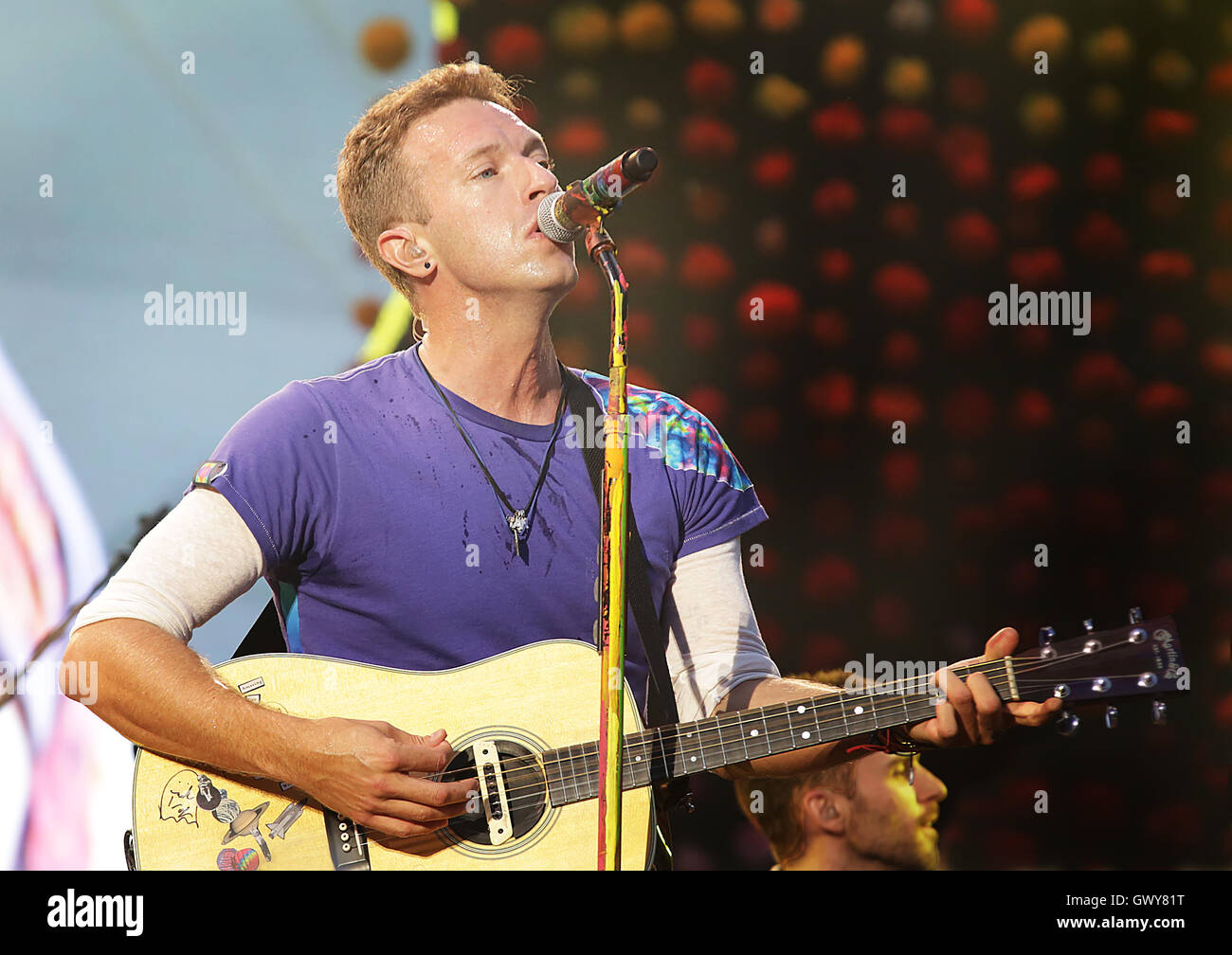 Coldplay perform at Manchester's Etihad Stadium Featuring: Coldplay ...