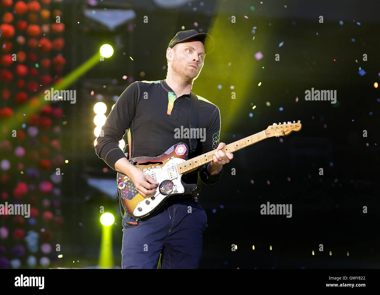 Coldplay perform at Manchester's Etihad Stadium Featuring: Coldplay ...