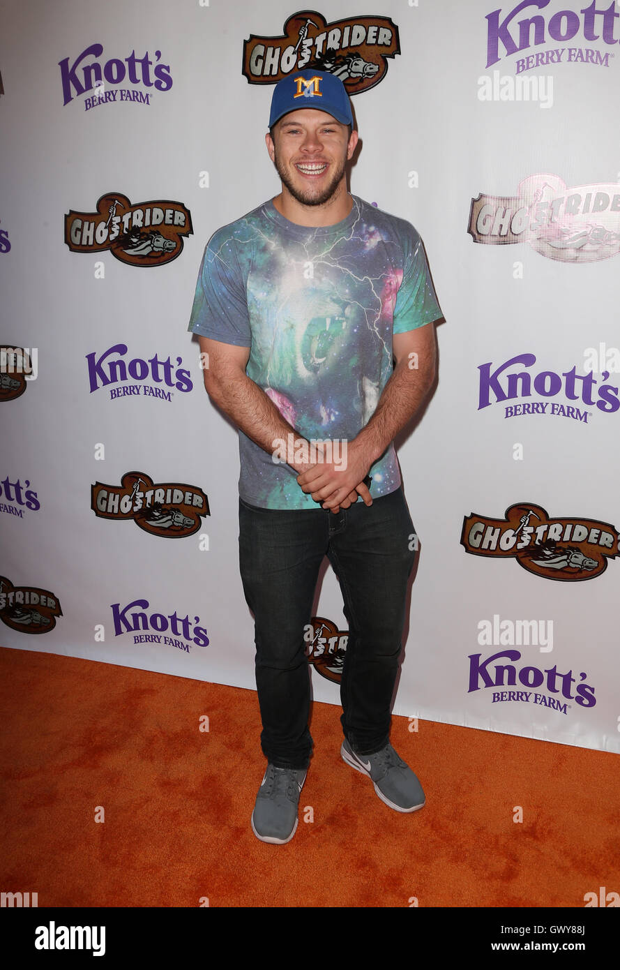 GhostRider re-opening at Knott's Berry Farm Featuring: Jimmy Tatro ...