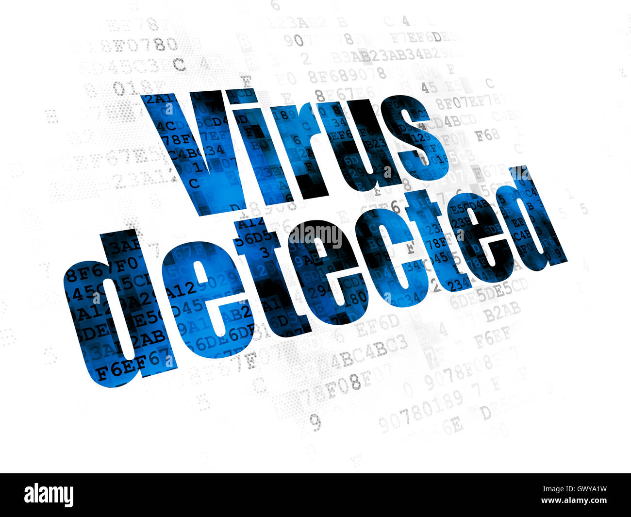 Privacy concept: Virus Detected on Digital background Stock Photo - Alamy Privacy concept: Virus Detected on Digital background Stock Photo - Alamy
