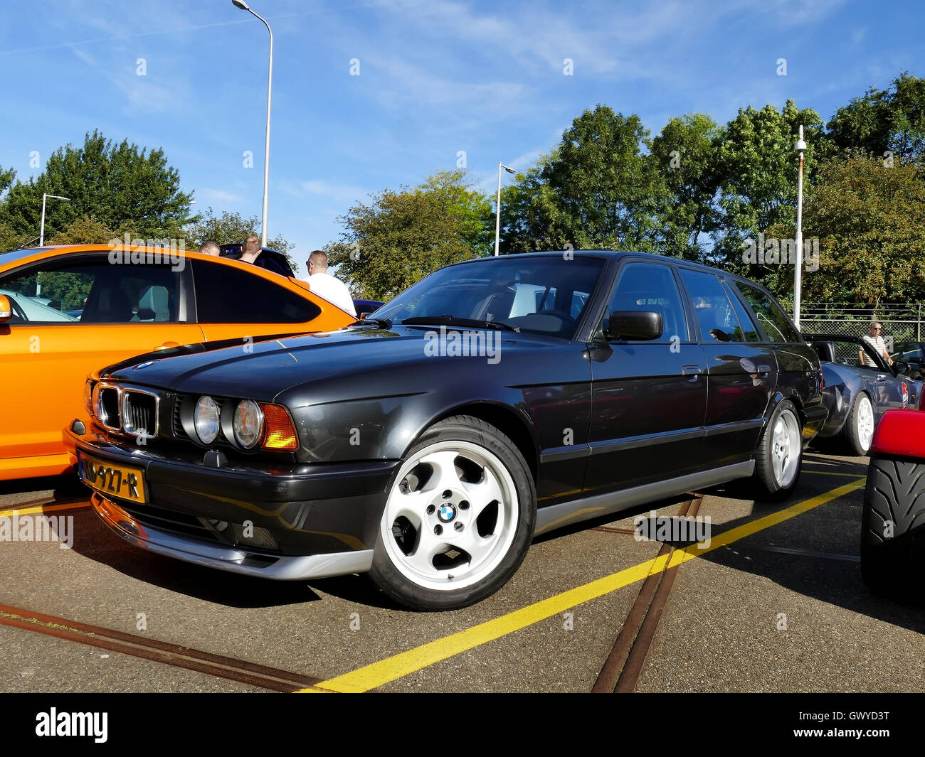 Bmw front view hi-res stock photography and images - Alamy