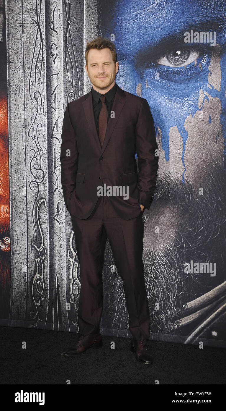 Premiere of 'Warcraft' - Arrivals Featuring: Rob Kazinsky Where: Los ...