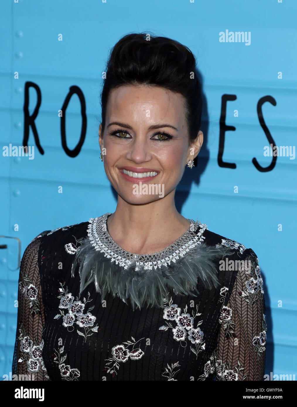 Premiere For Showtime's "Roadies" Featuring: Carla Gugino Where: Los ...
