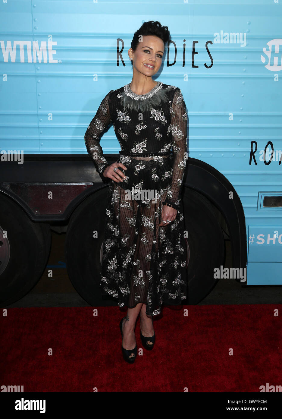 Premiere For Showtime's "Roadies" Featuring: Carla Gugino Where: Los ...