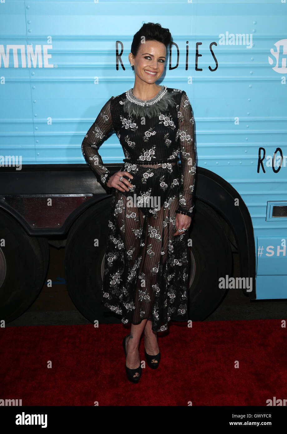 Premiere For Showtime's "Roadies" Featuring: Carla Gugino Where: Los ...