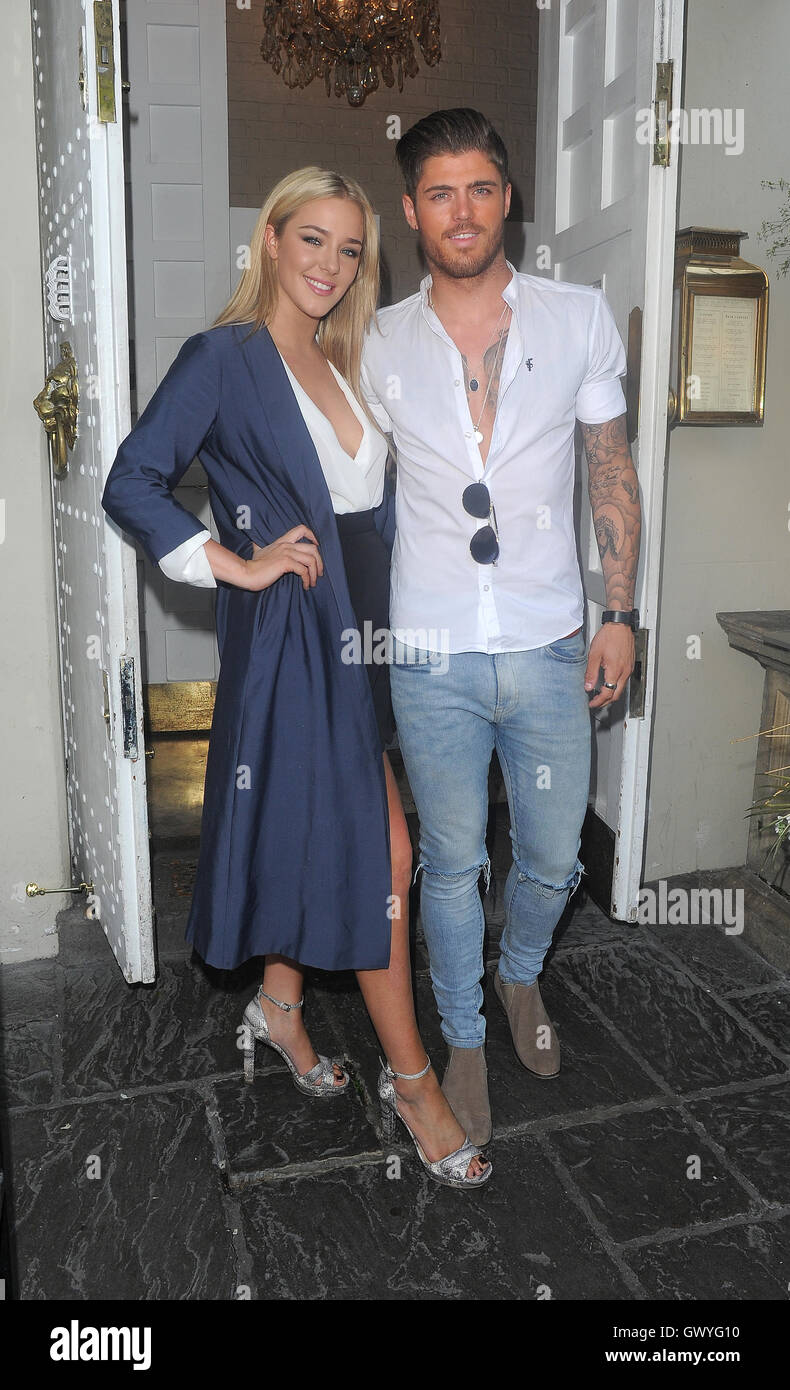 Amy Childs Summer collection showcase held at Beach Blanket Babylon ...