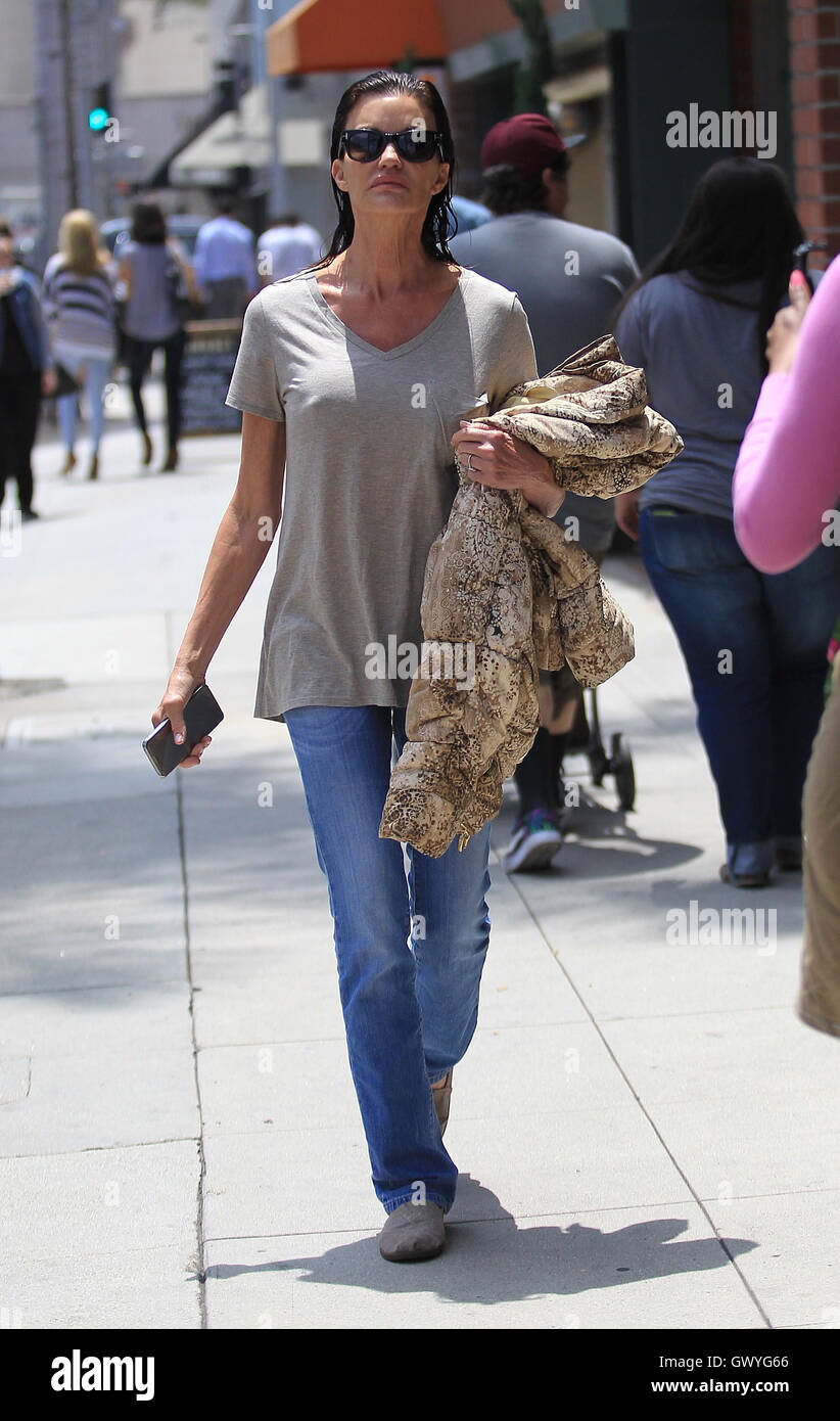 Janice Dickinson out and about in Beverly Hills Featuring: Janice ...