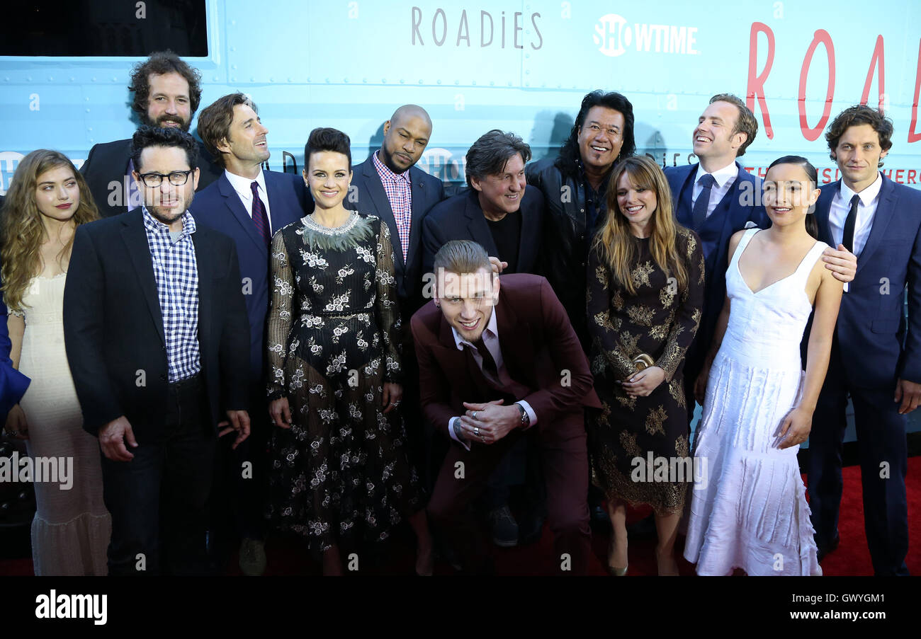 Premiere For Showtime's "Roadies" Featuring: Cast Where: Los Angeles ...