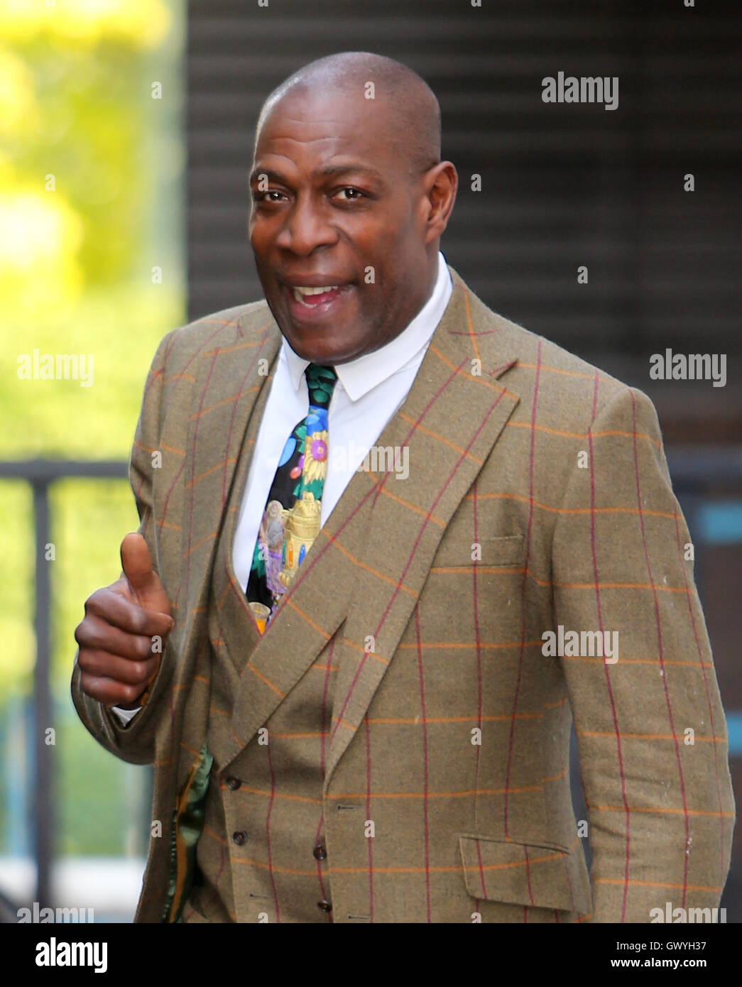 Frank Bruno outside ITV Studios Featuring: Frank Bruno Where: London ...