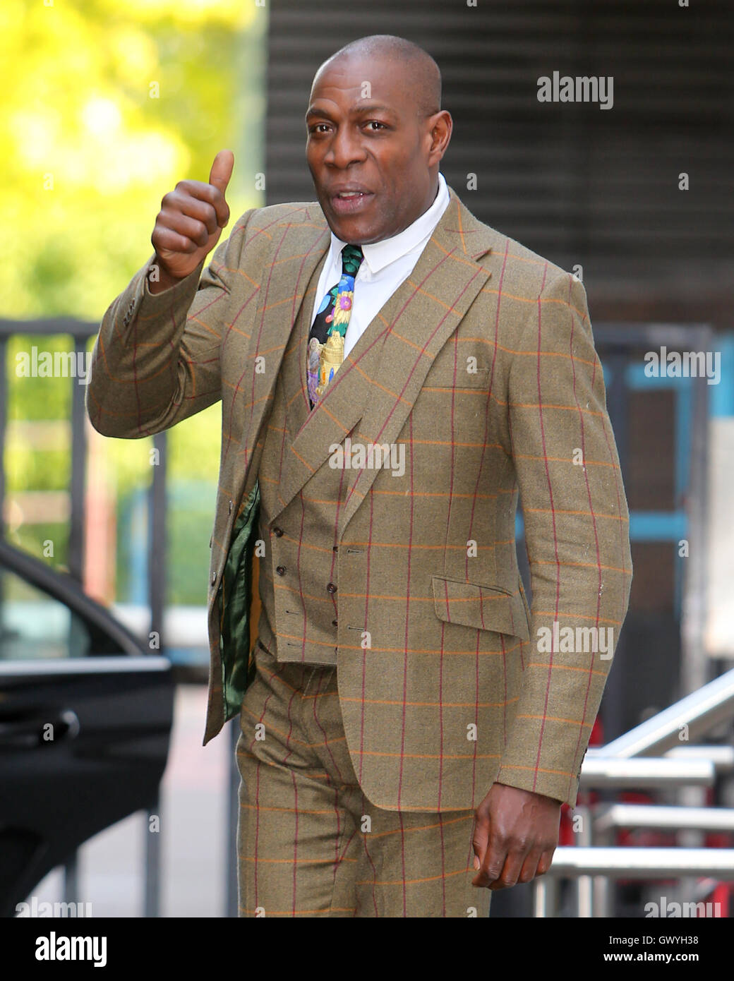Frank Bruno outside ITV Studios Featuring: Frank Bruno Where: London ...