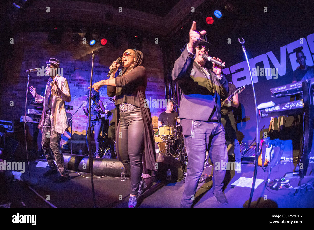 Shalamar perform live at Canvas Bournemouth Featuring: Jeffrey Daniel ...