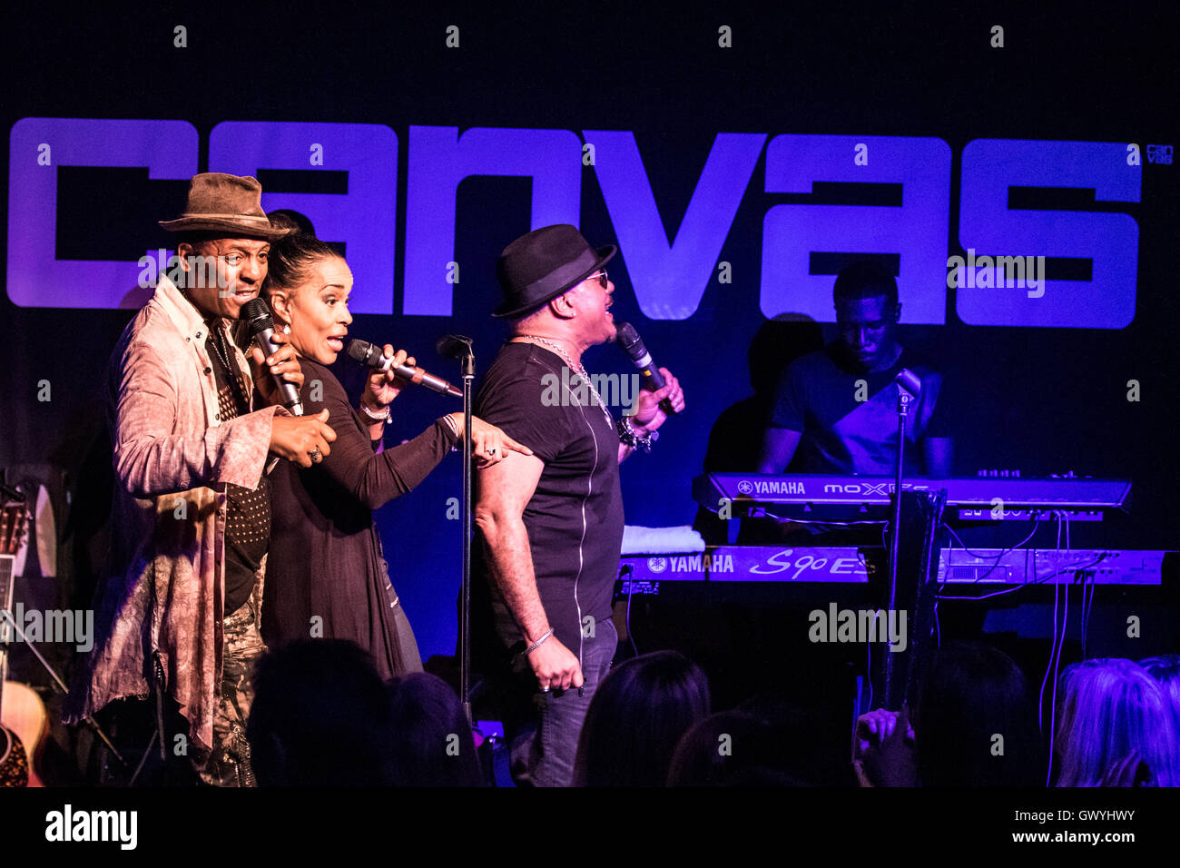 Shalamar perform live at Canvas Bournemouth Featuring: Jeffrey Daniel ...