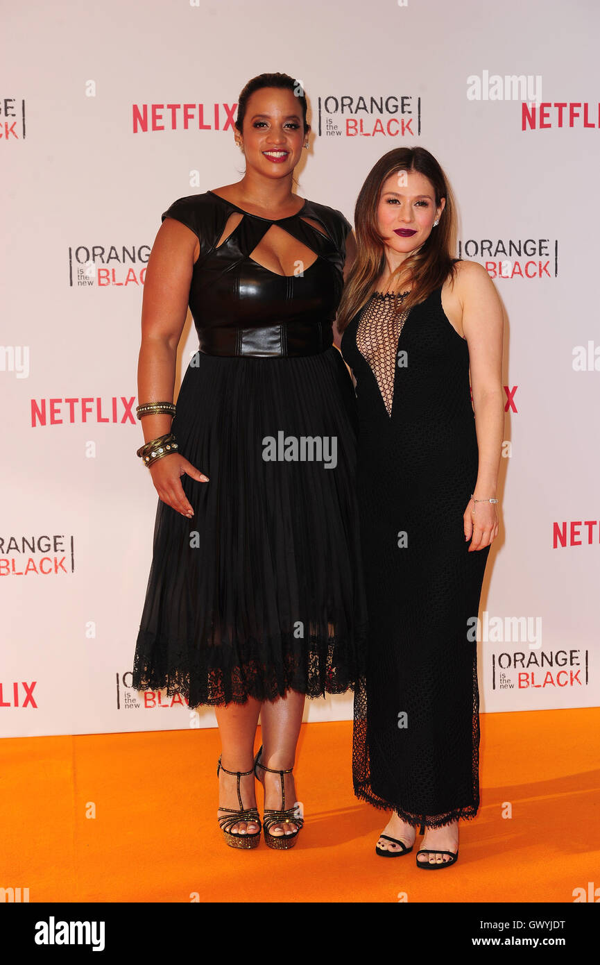 Celebrities at the premiere of 'Orange Is The New Black' at ...