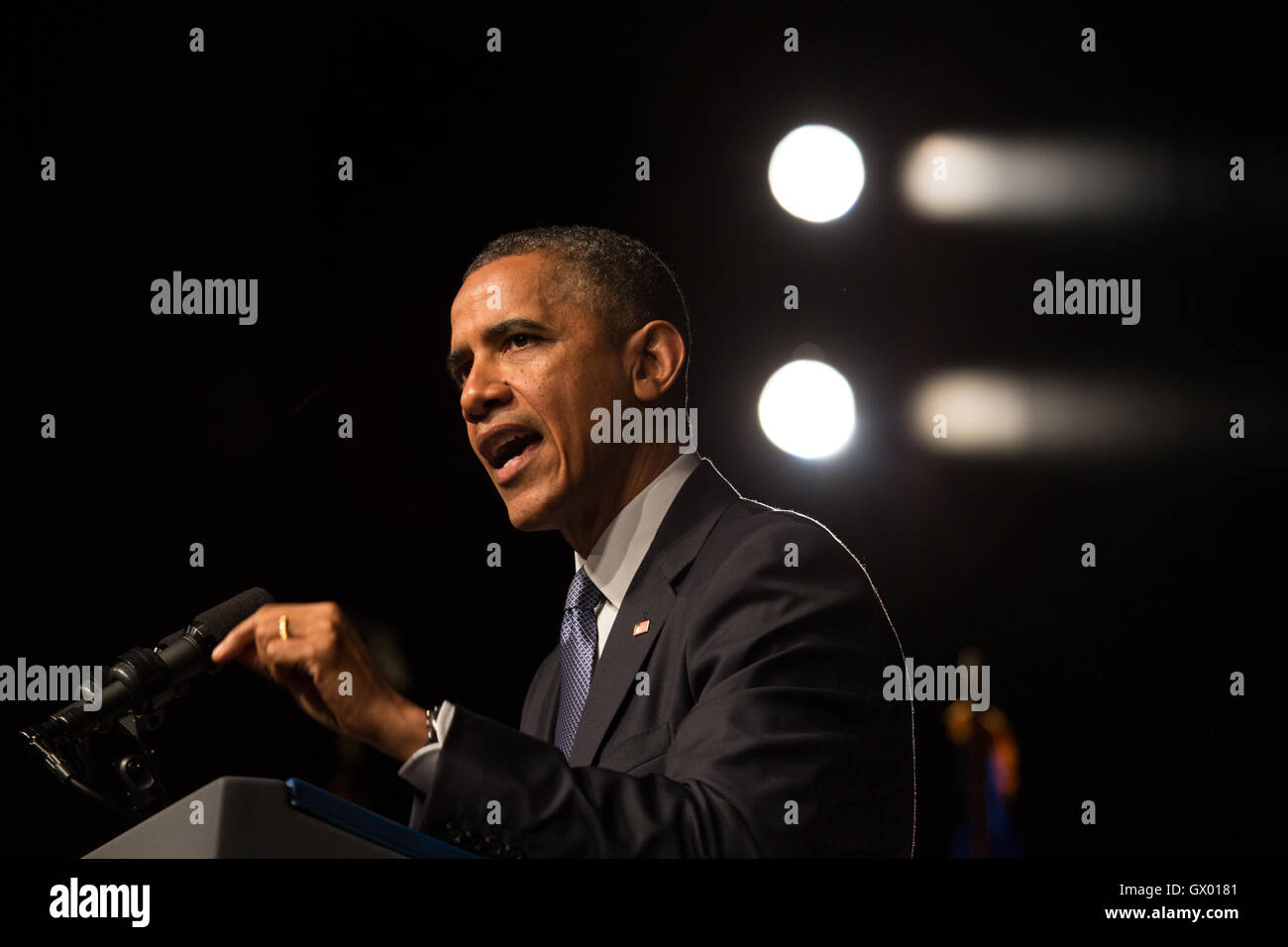 U.S. President Barack Obama speaks during a Civil Rights discusion at ...