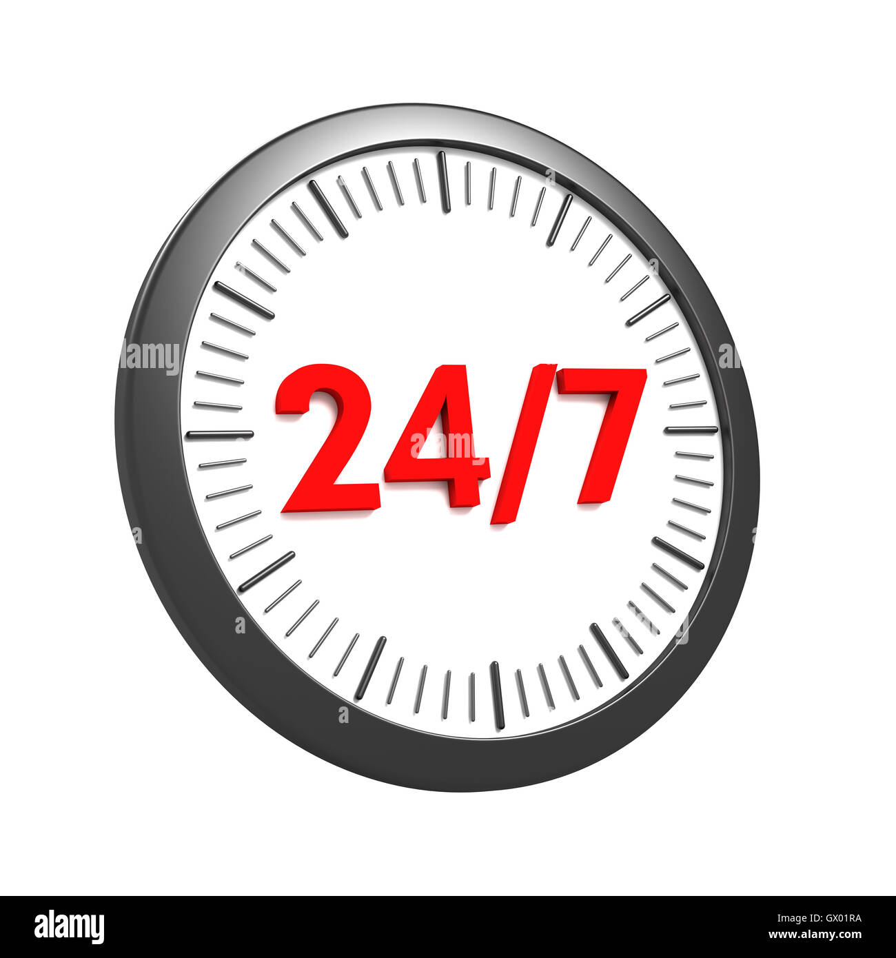 24 hrs icon hi-res stock photography and images - Alamy