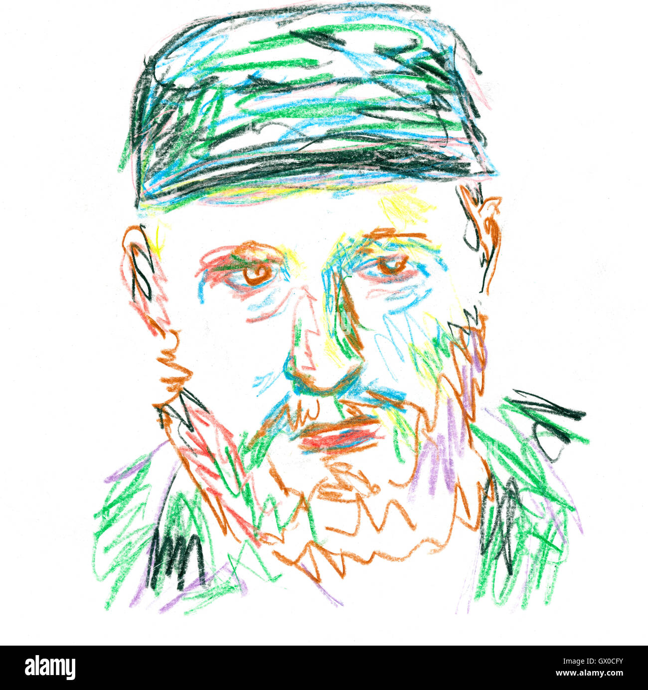Fidel Castro Drawing