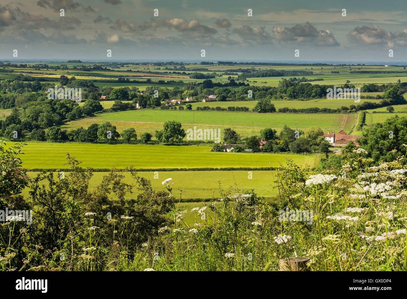 The Lincolnshire Wolds Stock Photo - Alamy
