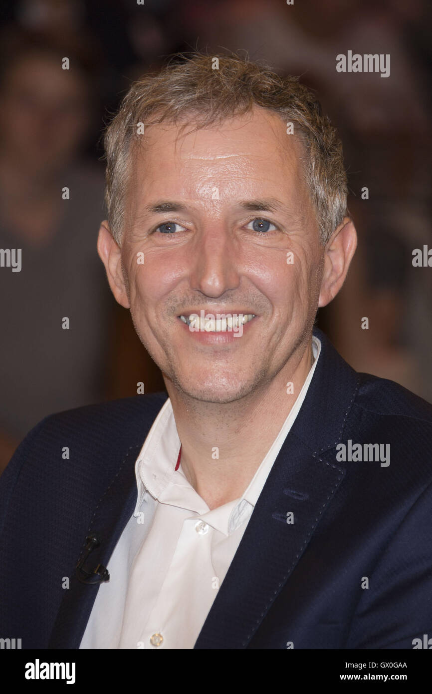 German ZDF TV Talkshow Markus Lanz at Fernsehmacher-Studio Featuring ...